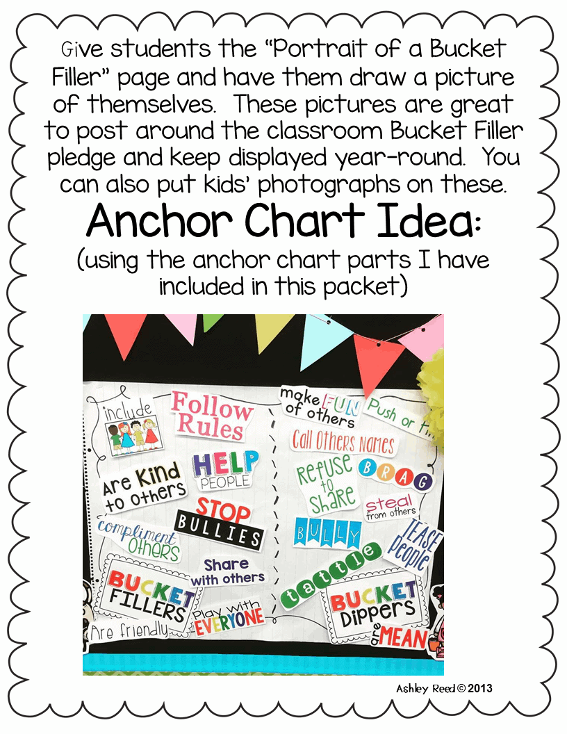 Create a classroom climate of Bucket Fillers with this resource packet ...