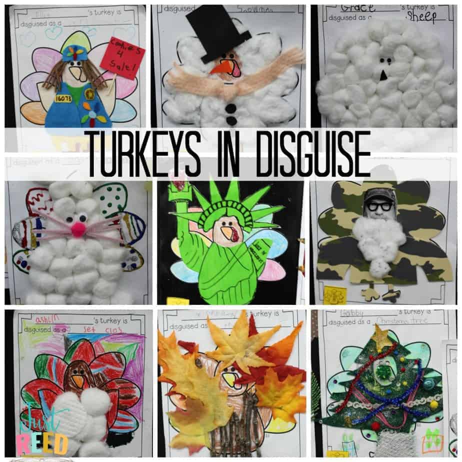 18 Adorable Turkey in Disguise Project Ideas - Just Reed & Play