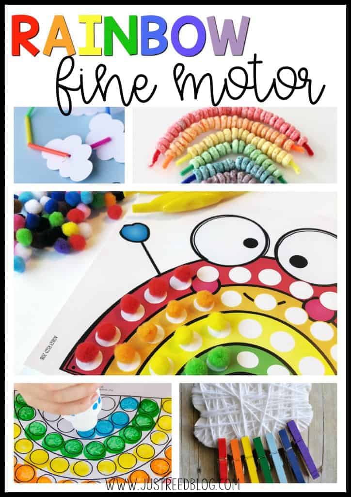20 Fun and Colorful Preschool Rainbow Activities - Just Reed & Play