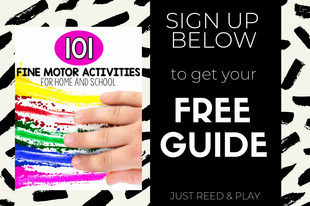 101 FINE MOTOR ACTIVITIES OPT IN - Just Reed & Play