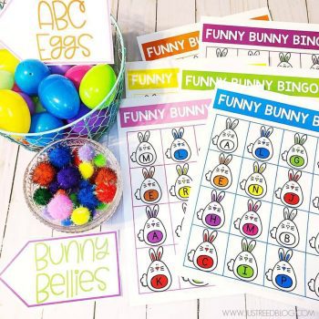 Easter BINGO to Practice Letter Recognition - Just Reed & Play
