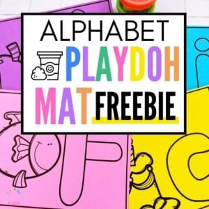 50 abc playdoh mats | Just Reed & Play