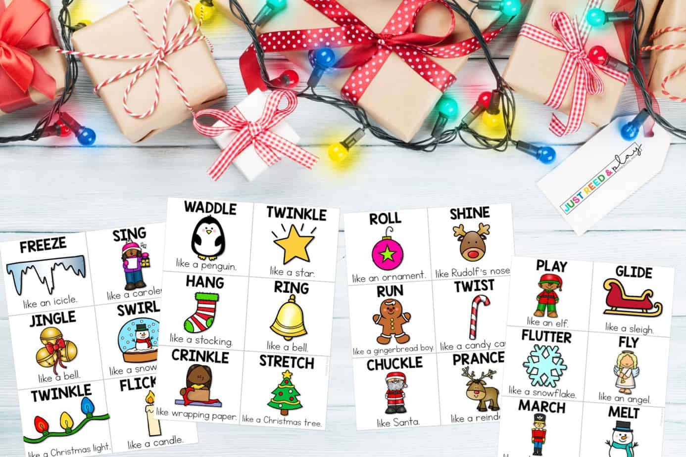 Christmas Brain Breaks to Get the Wiggles Out | Just Reed & Play