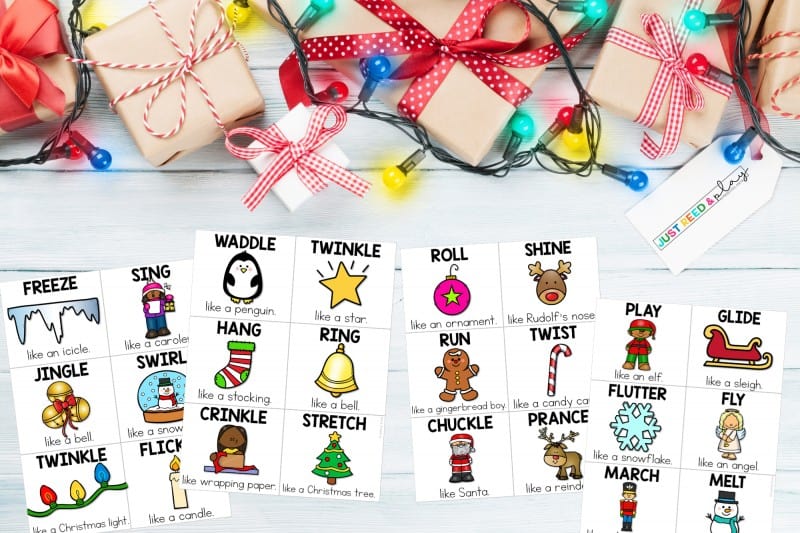 Christmas Brain Breaks to Get the Wiggles Out | Just Reed & Play