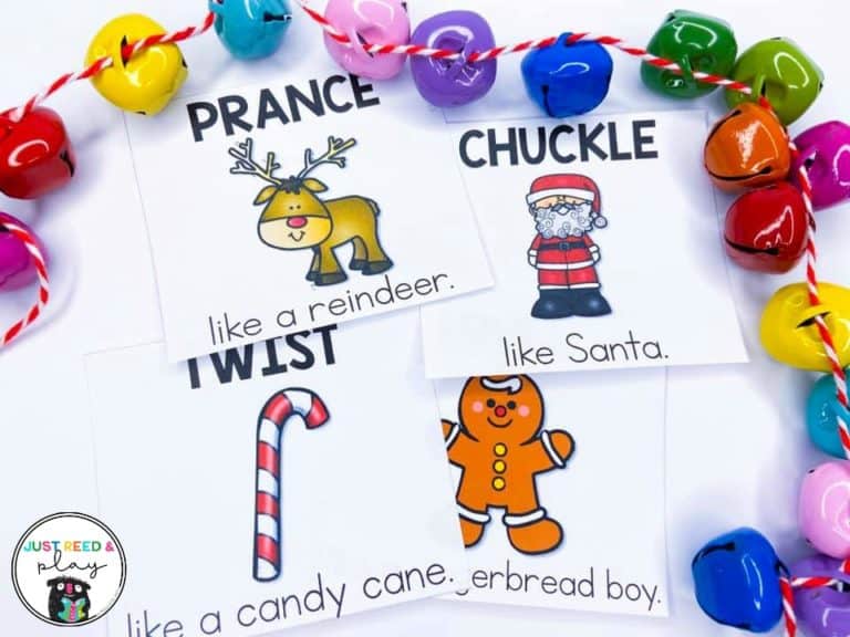 Christmas Brain Breaks to Get the Wiggles Out | Just Reed & Play