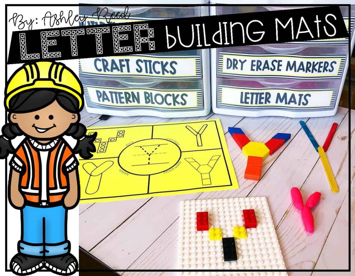 Letter Formation Letter Building Mats - Just Reed & Play