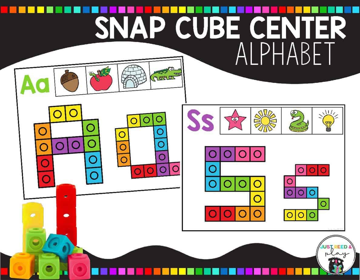 alphabet snap cube mats - Just Reed & Play