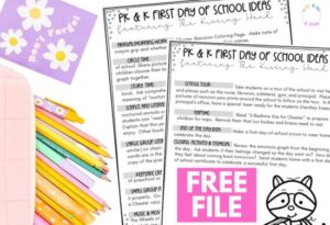 Fun Kissing Hand Activities for an Epic First Day of School - Just Reed ...