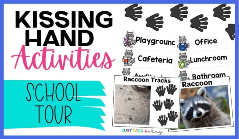 Kissing Hand Activities for the First Day of School | Just Reed & Play