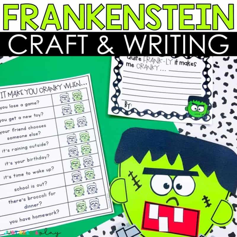 Adorable Frankenstein Craft for Halloween | Just Reed & Play