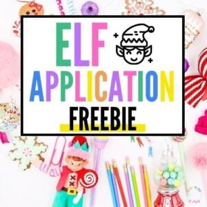 27 elf application freebie | Just Reed & Play