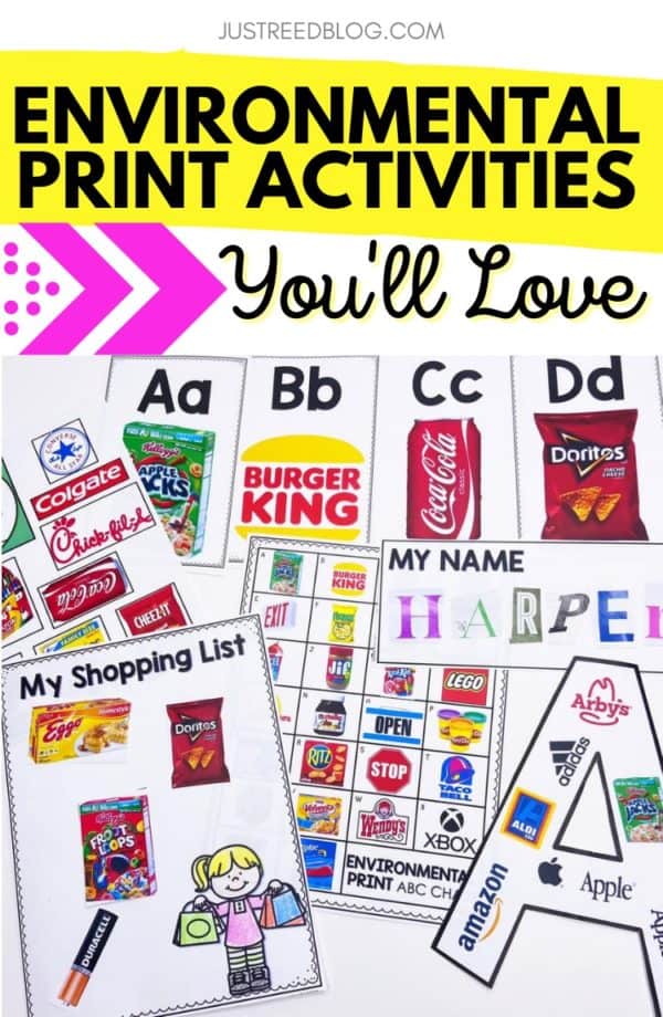 30+ of the Best Environmental Print Activities - Just Reed & Play