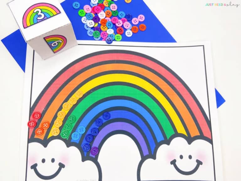 Preschool Rainbow Theme: Math Ideas and Activities - Just Reed & Play