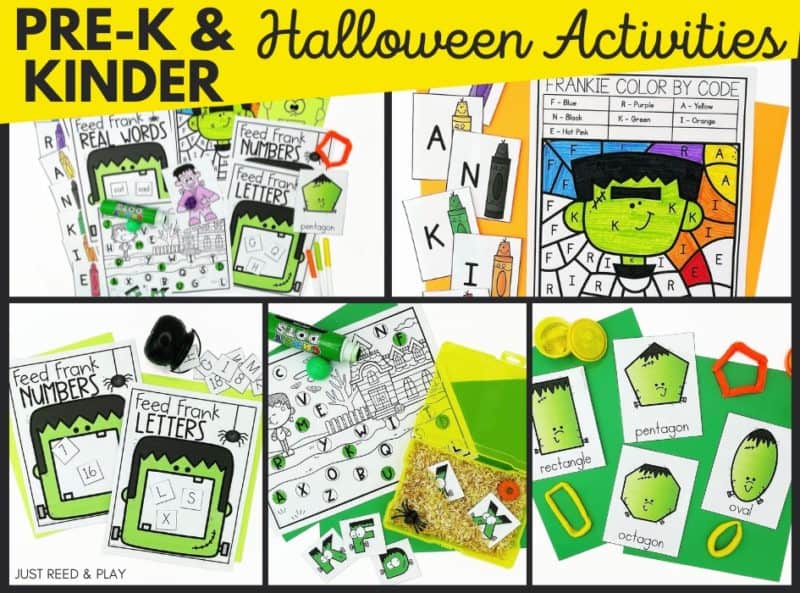 HALLOWEEN ACTIVITIES AND CENTERS FOR PRESCHOOL, PRE-K AND KINDERGARTEN ...