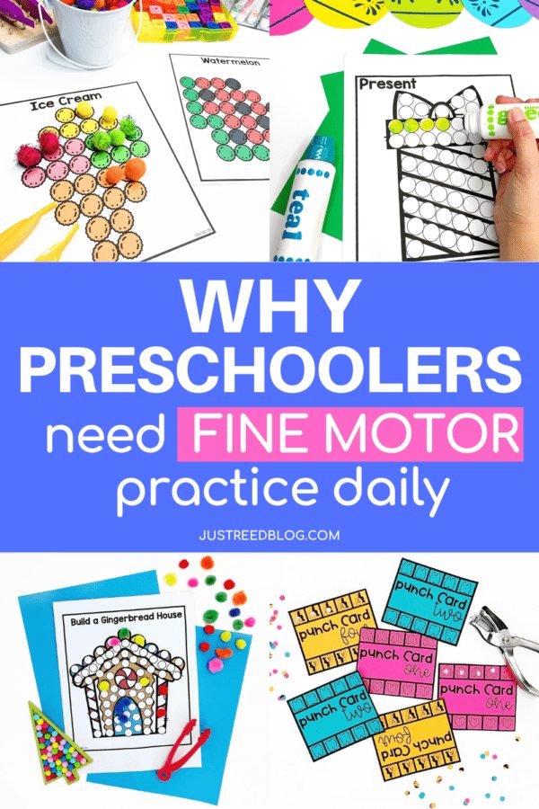 Why Preschoolers Should Engage in Fine Motor Activities Daily - Just ...
