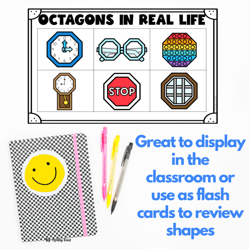 Real Life 2D and 3D Shape Posters - Just Reed & Play