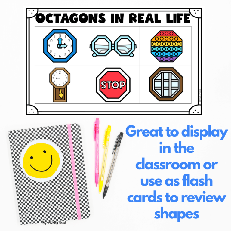 Real Life 2D and 3D Shape Posters - Just Reed & Play