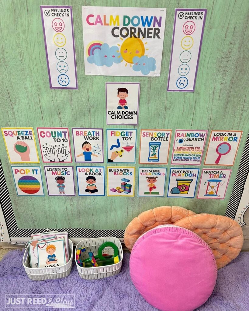 preschool calm down corner - Just Reed & Play