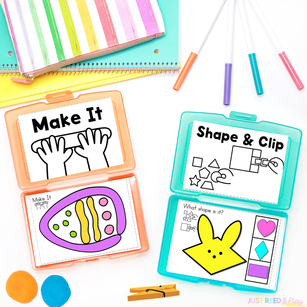 preschool easter activities for shapes and fine motor development ...