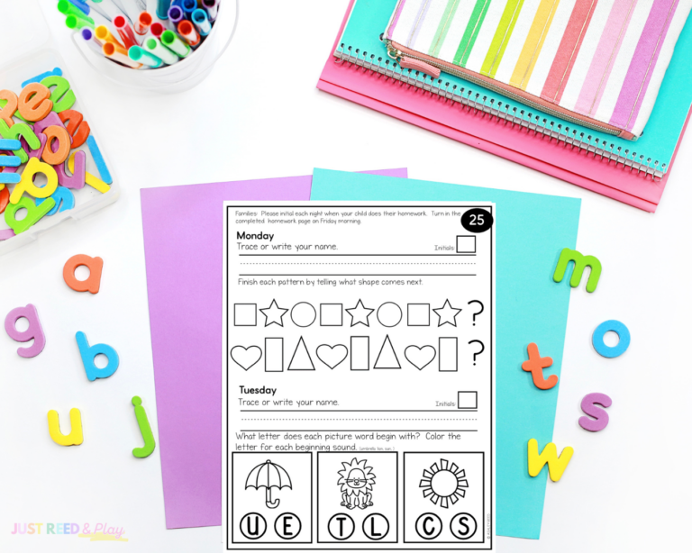 Homework for Preschool: Why Parents and Kids Actually Love it - Just ...